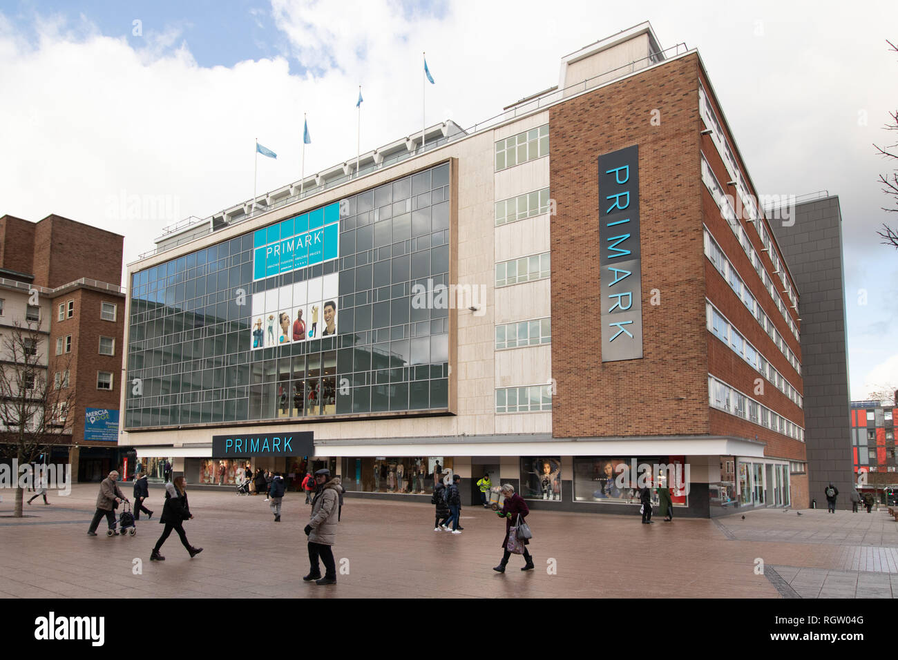 The Primark store in Broadgate, Coventry. Primark took over the former ...