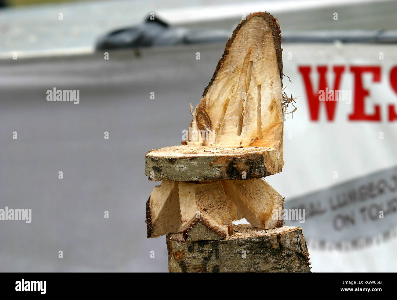 Loggers competition and championship games in Strathmore, Alberta ...