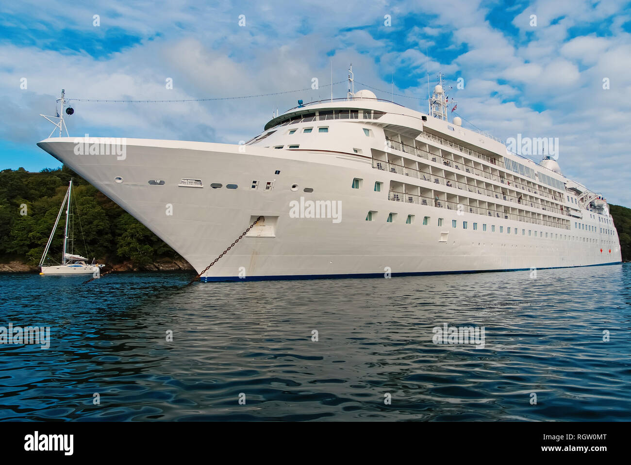 Fowey cruise ship hi-res stock photography and images - Alamy