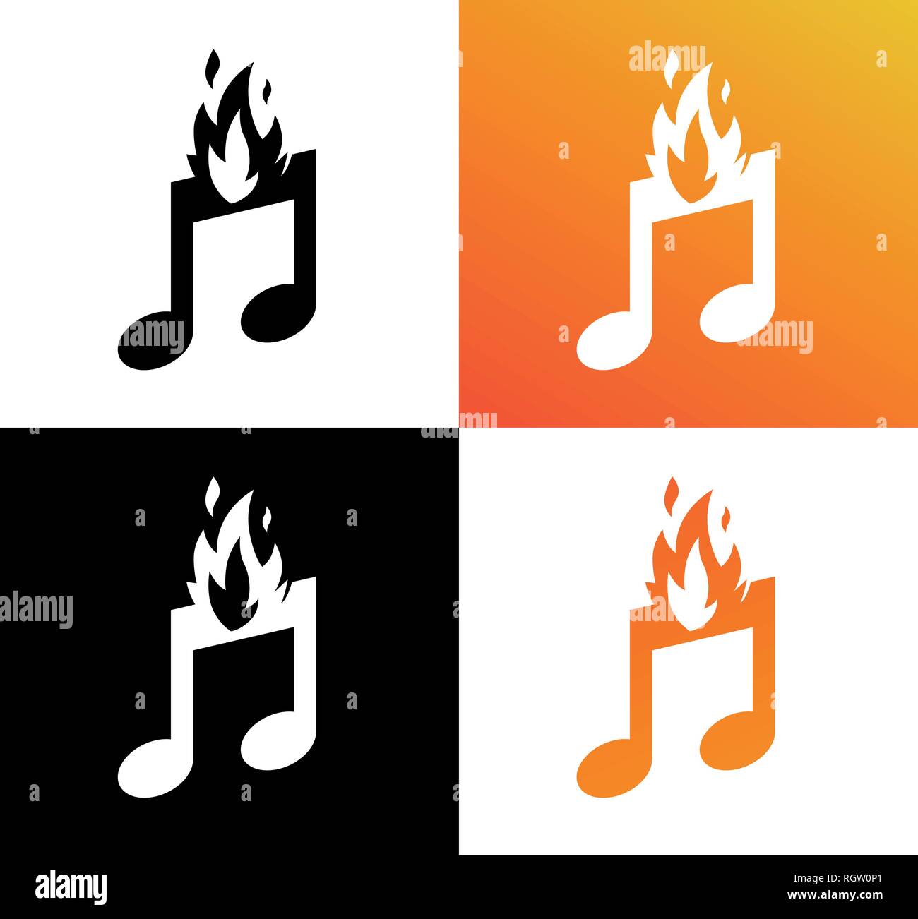 Fire Flame Logo Template Stock Photos & Fire Flame Logo Template Stock ...