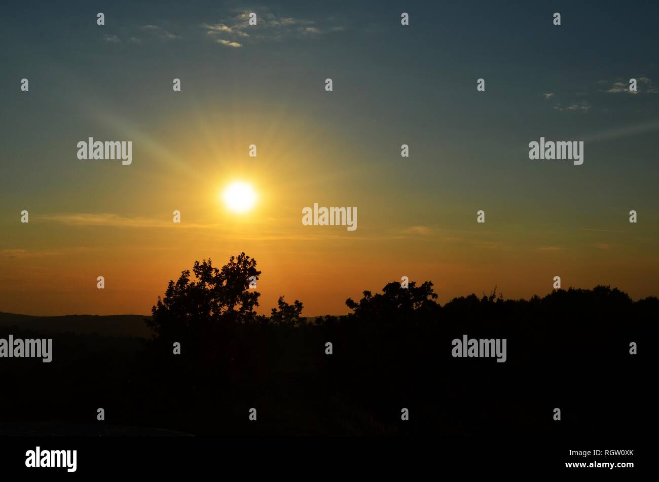 beautiful sunset/ sunrise Stock Photo - Alamy