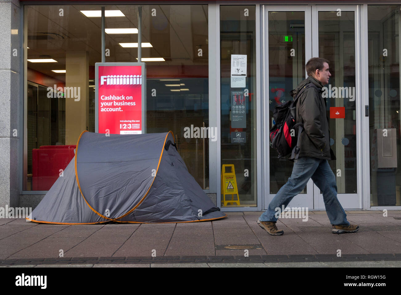 Santander bank wales hi-res stock photography and images - Alamy