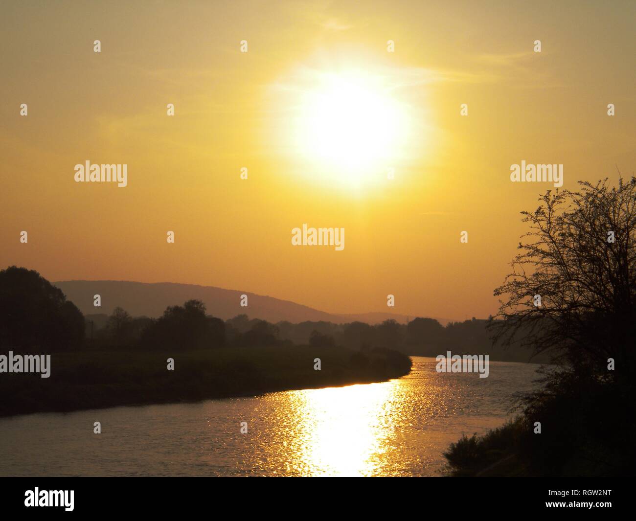 beautiful sunset/ sunrise Stock Photo - Alamy