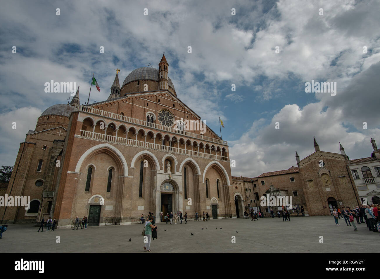 Padova, Italy - October 7, 2018: The Basilica of Saint Anthony of Padua (Basilica di sant ...