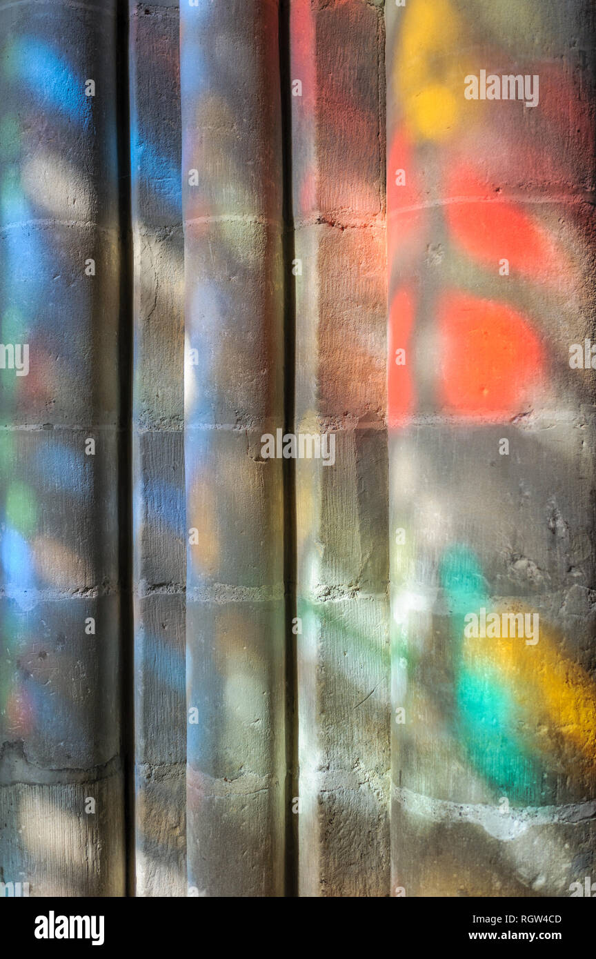 Stained glass pillar hi-res stock photography and images - Alamy