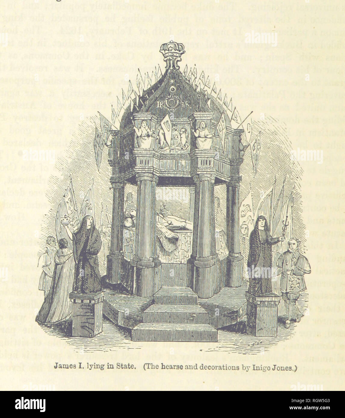 Vintage architectural illustration Stock Photo - Alamy