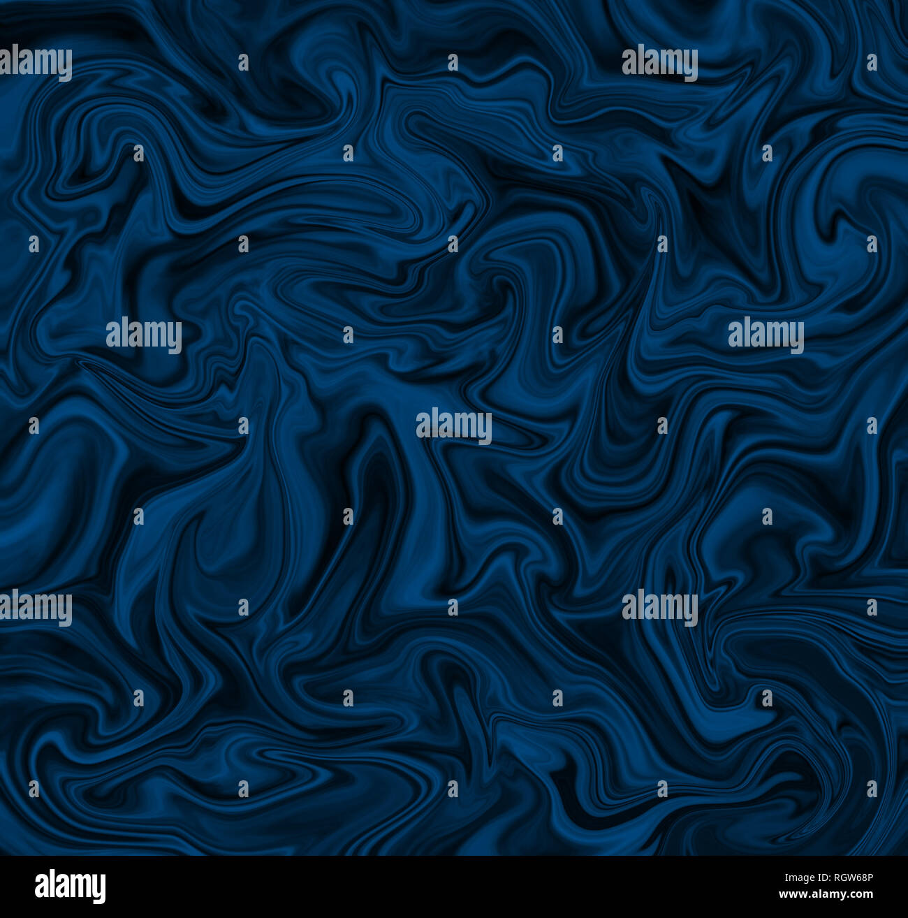 Liquid marble texture design, dark blue marbling satin or silk-like ...