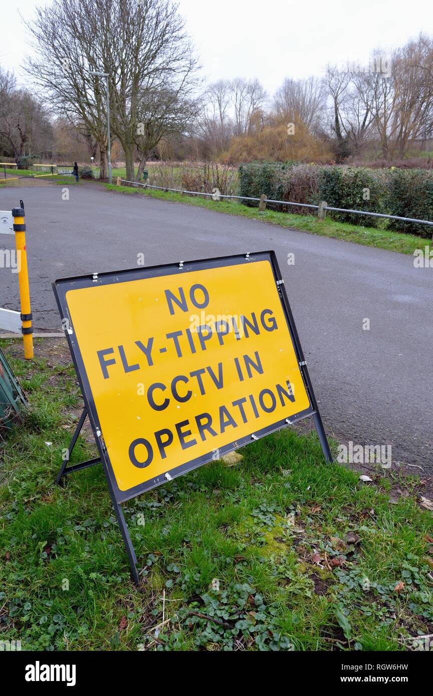 No fly tipping sign hi-res stock photography and images - Alamy