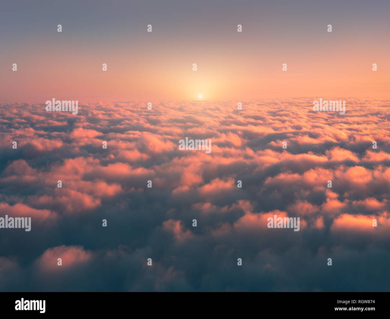 Misty fog over sea sun hi-res stock photography and images - Alamy