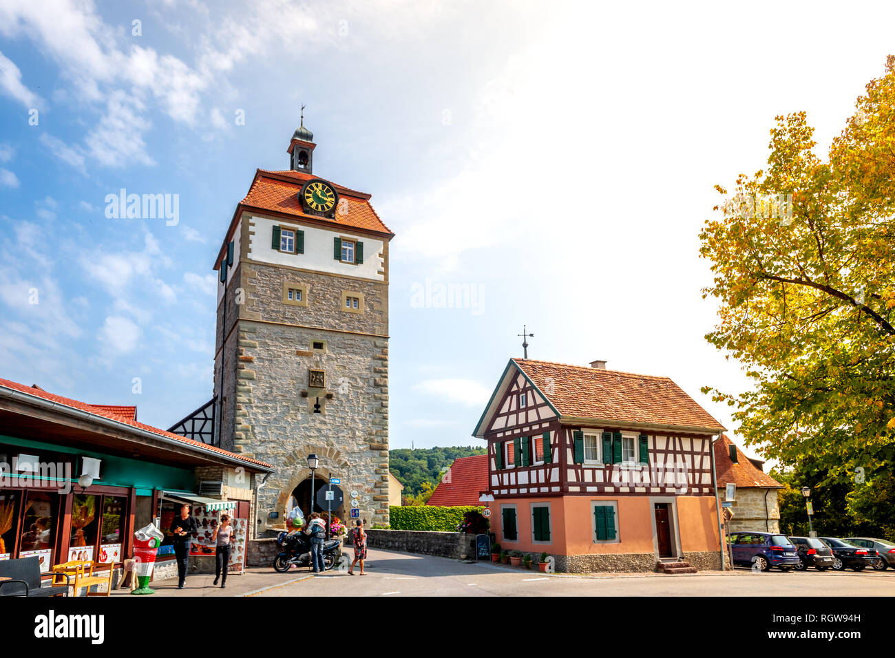 Historical City of Vellberg, Germany Stock Photo - Alamy