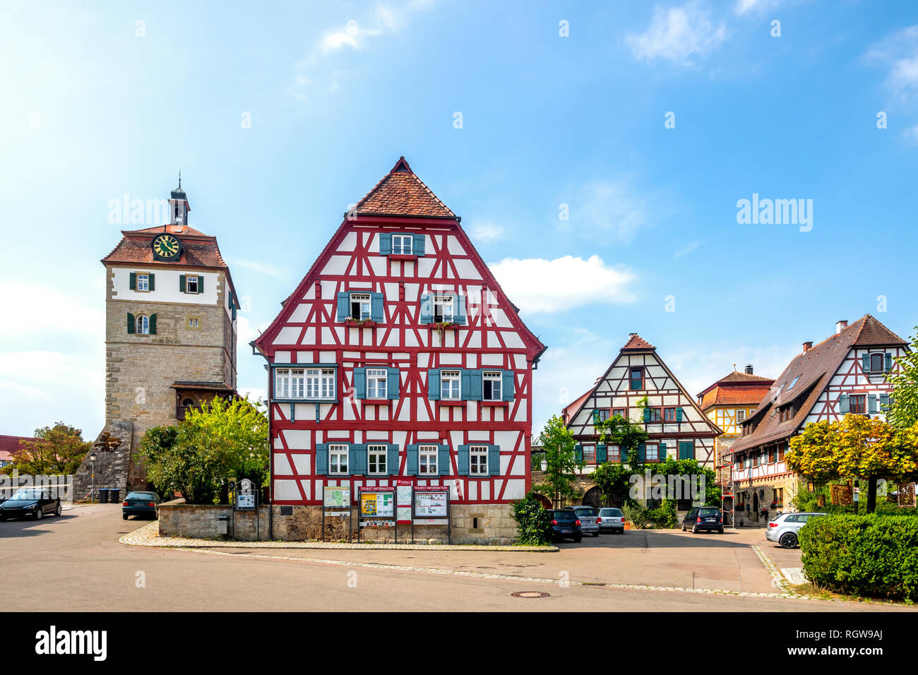 Historical City of Vellberg, Germany Stock Photo - Alamy