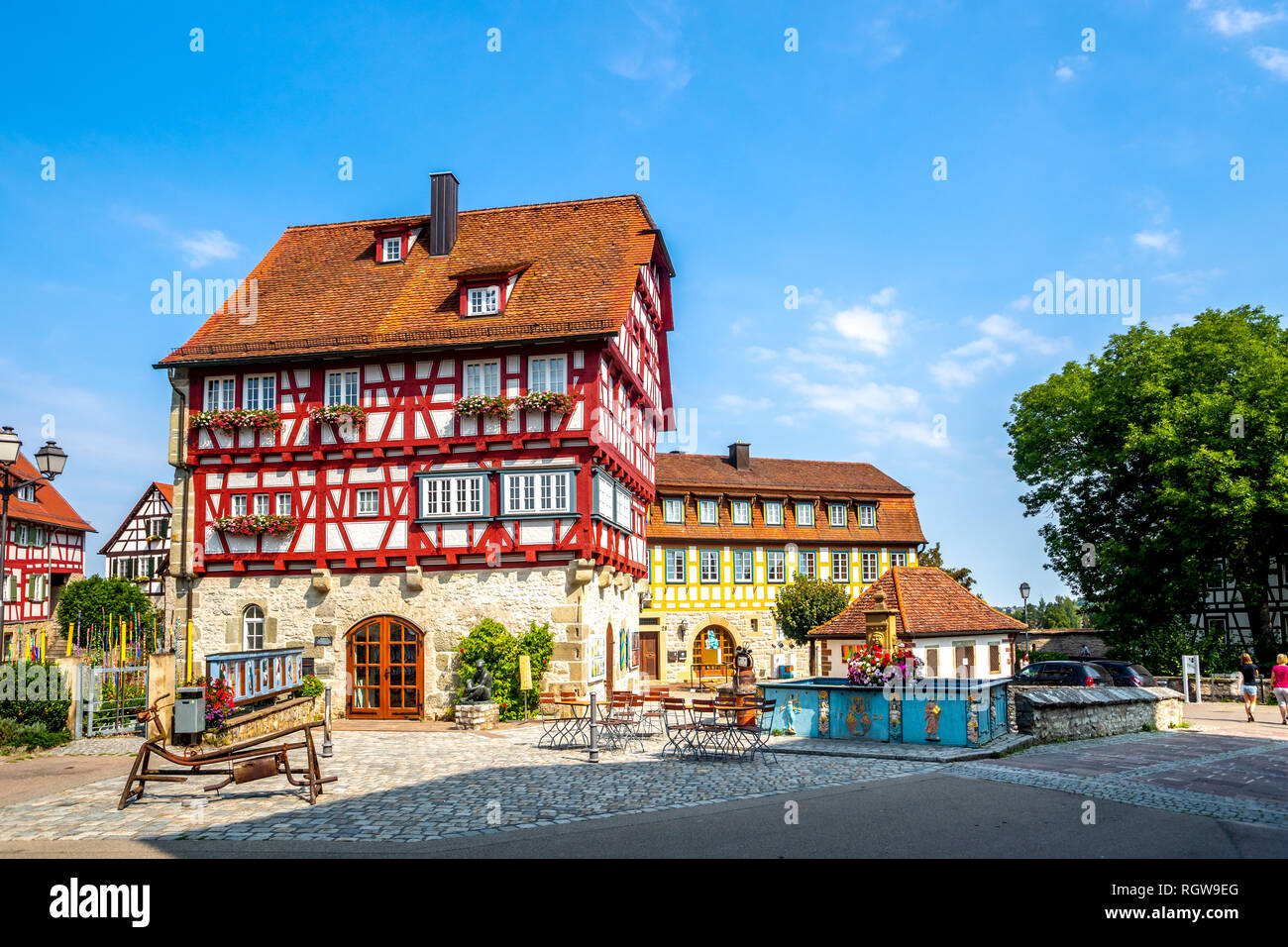 Historical City of Vellberg, Germany Stock Photo - Alamy