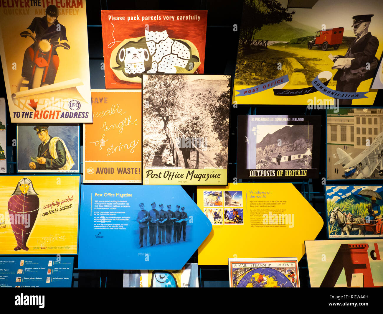 The Postal Museum London Royal Mail Sightseeing History Stock Photo - Alamy