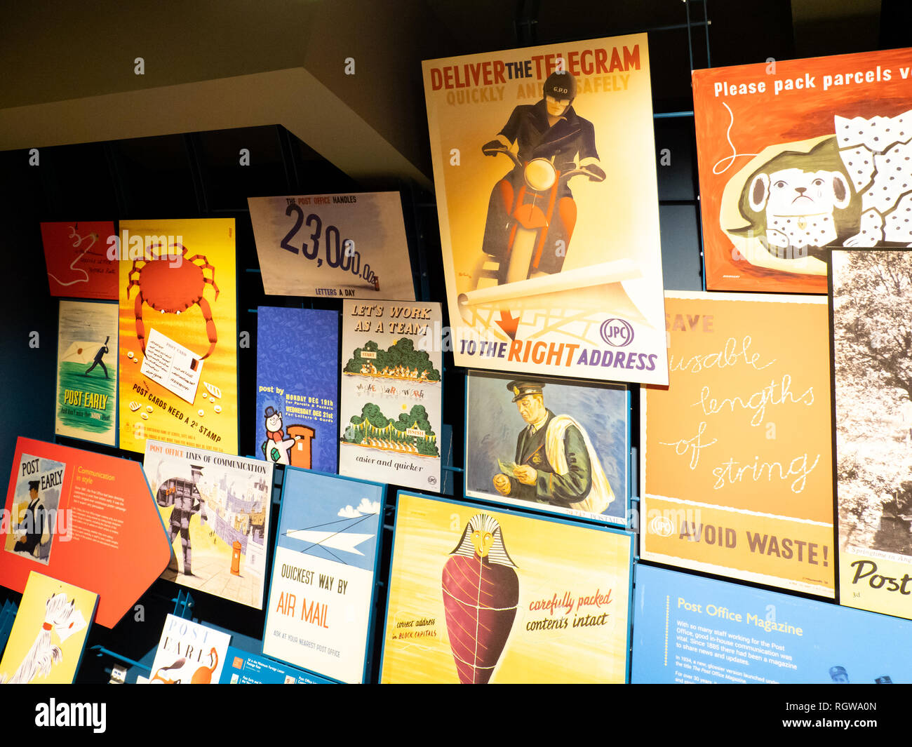 The Postal Museum London Royal Mail Sightseeing History Stock Photo - Alamy