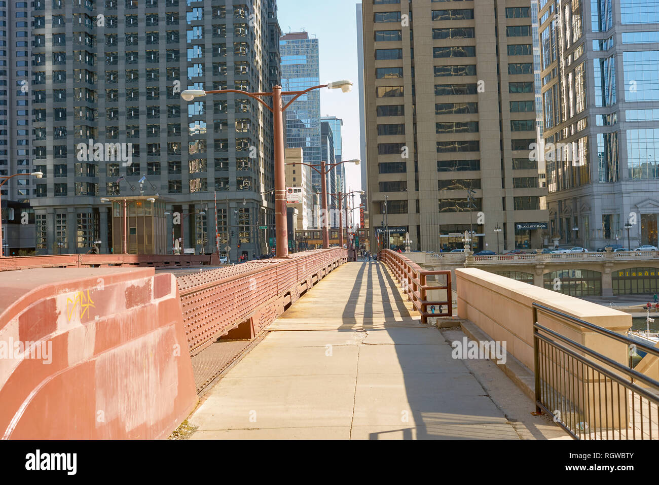 CHICAGO, USA - CIRCA APRIL, 2016: Chicago urban landscape at daytime ...