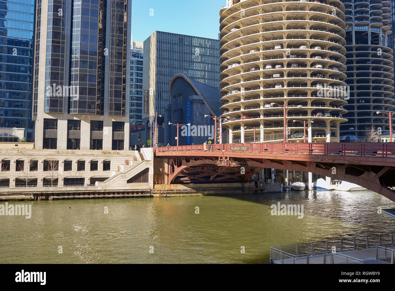 CHICAGO, USA - CIRCA APRIL, 2016: Chicago urban landscape at daytime ...