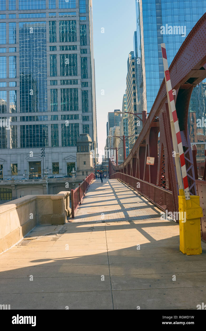 CHICAGO, USA - CIRCA APRIL, 2016: Chicago urban landscape at daytime ...