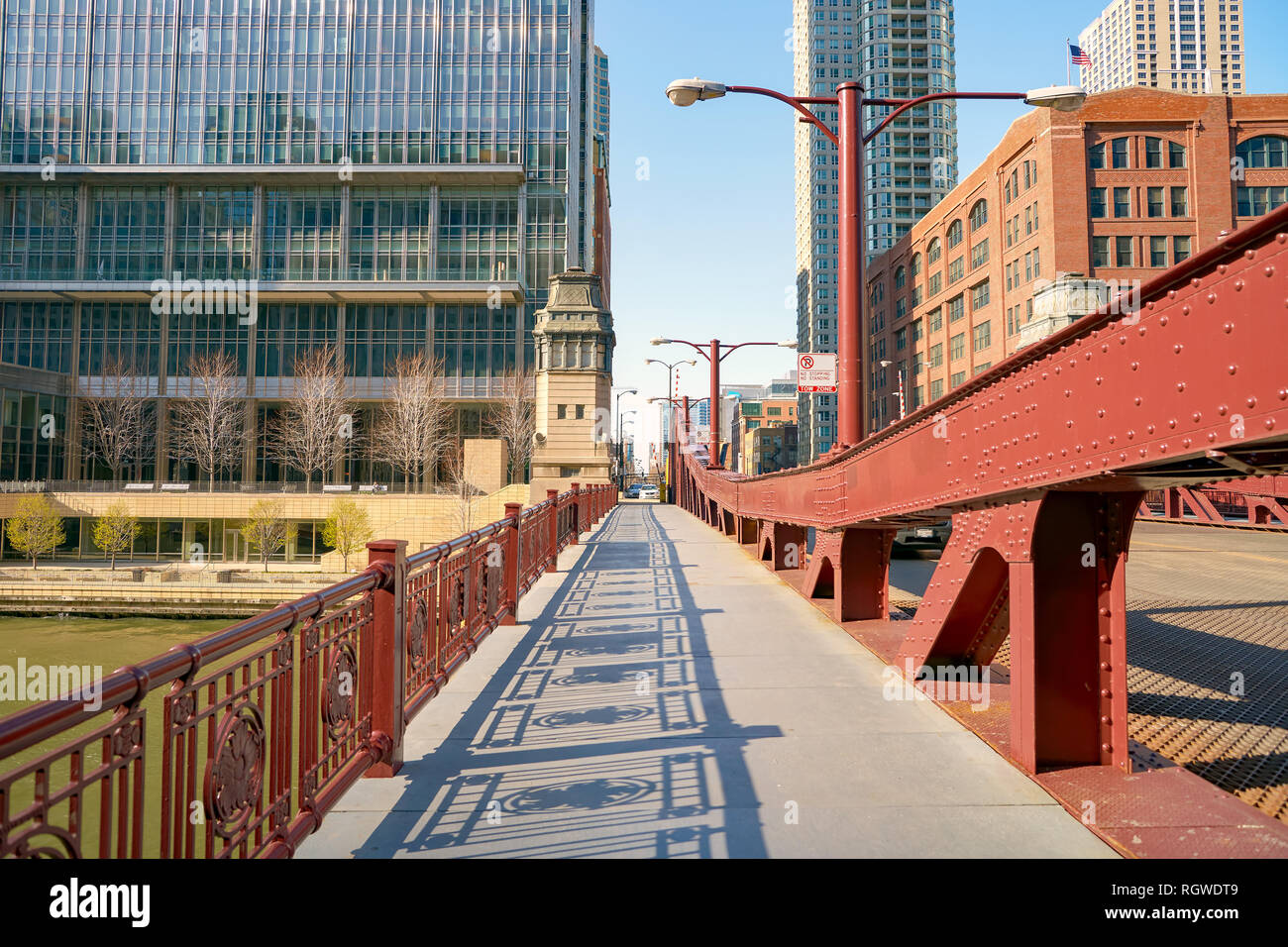 CHICAGO, USA - CIRCA APRIL, 2016: Chicago urban landscape at daytime ...