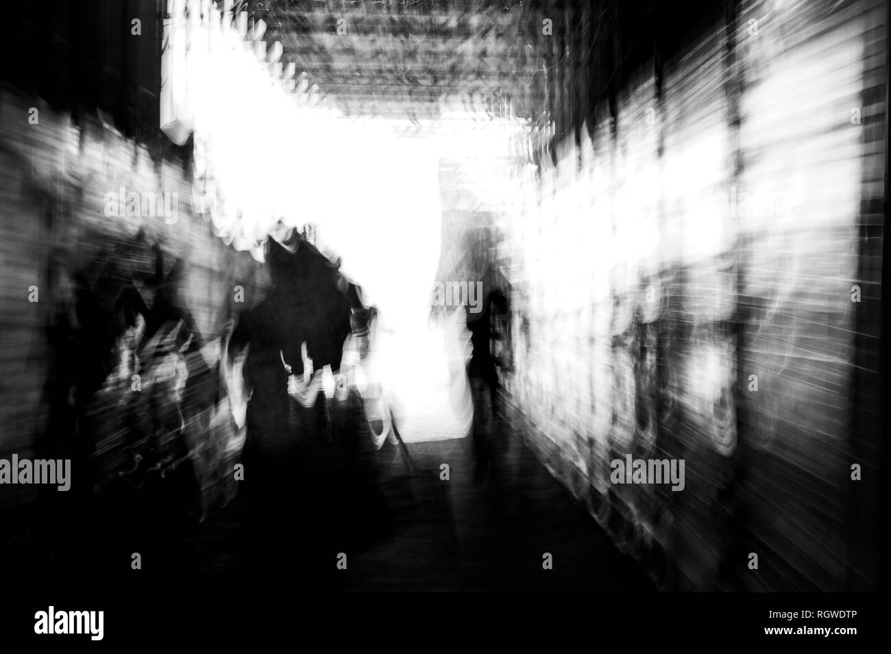 Blend of neon Black and White Stock Photos & Images - Alamy