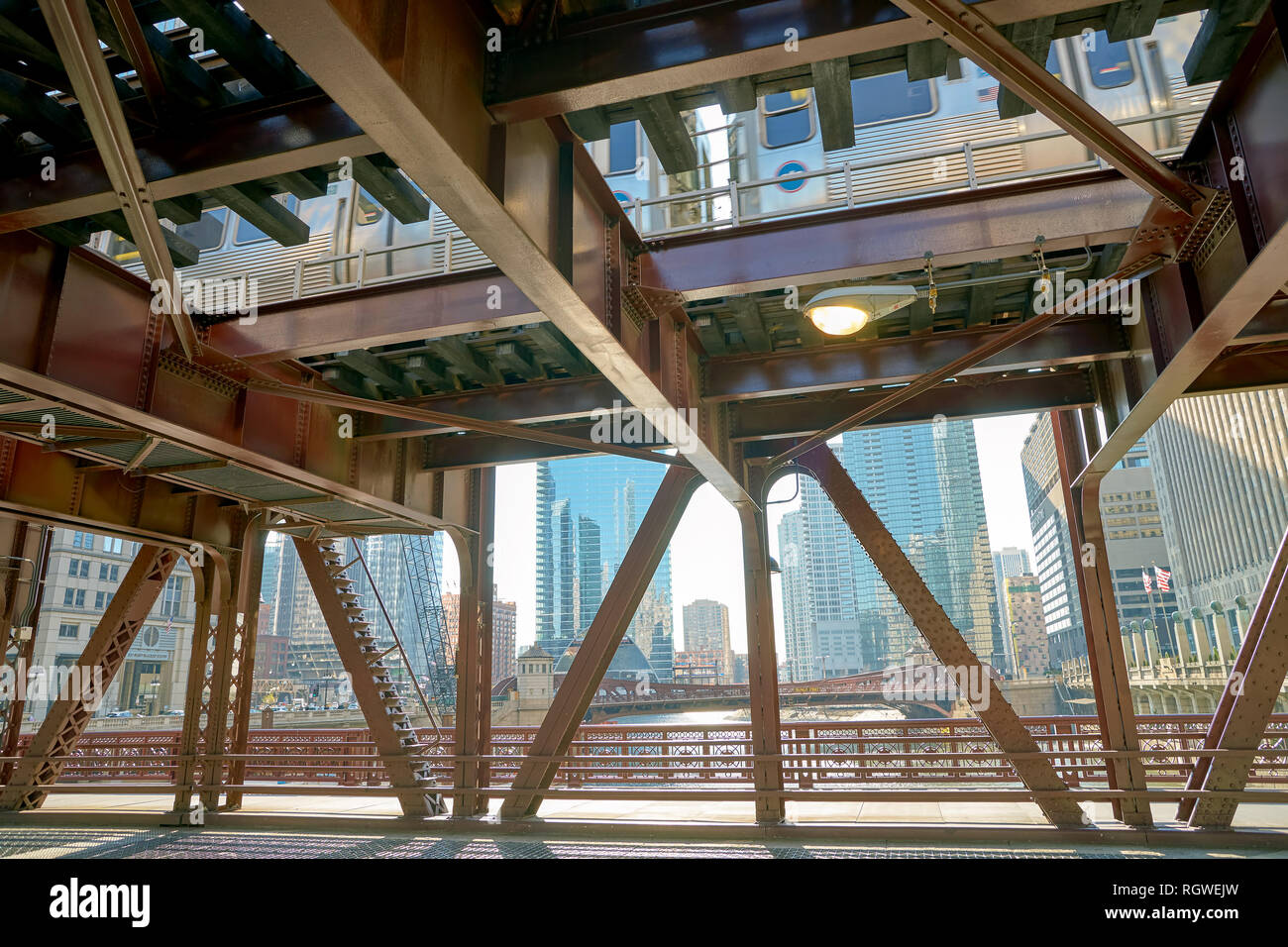 CHICAGO, USA - CIRCA APRIL, 2016: Chicago urban landscape at daytime ...