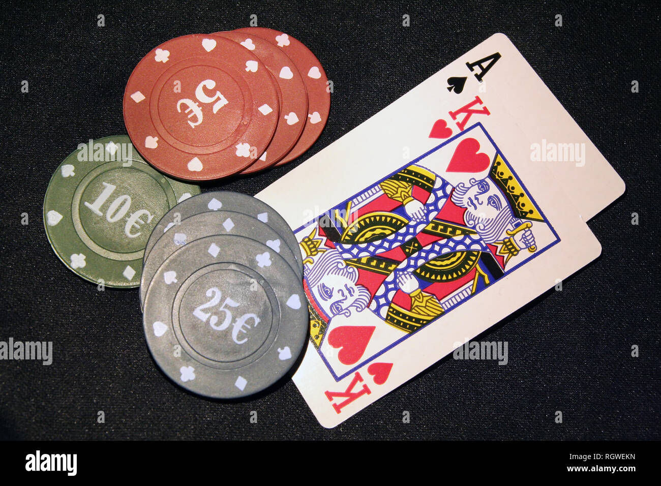 Casino cards hi-res stock photography and images - Alamy