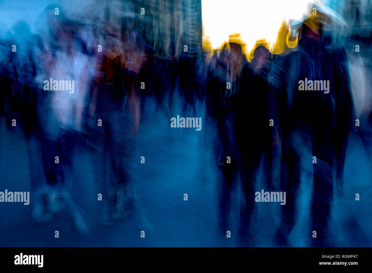 Ghost slow shutter speed hi-res stock photography and images - Alamy