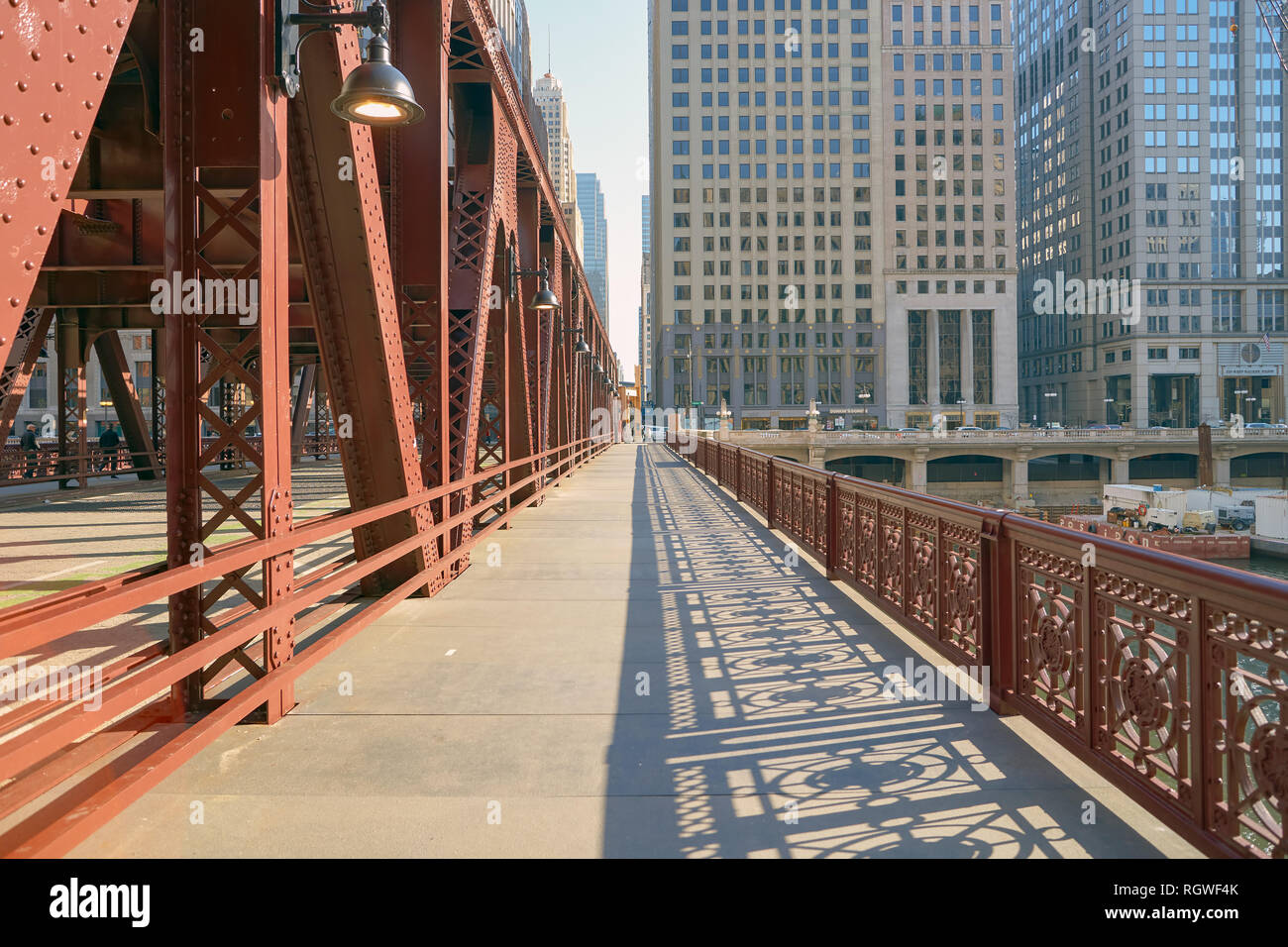 CHICAGO, USA - CIRCA APRIL, 2016: Chicago urban landscape at daytime ...