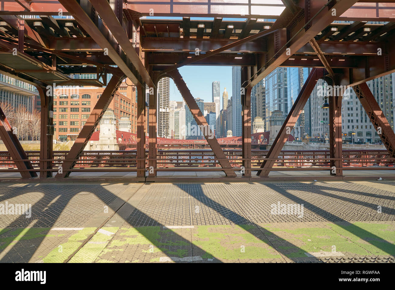 CHICAGO, USA - CIRCA APRIL, 2016: Chicago urban landscape at daytime ...