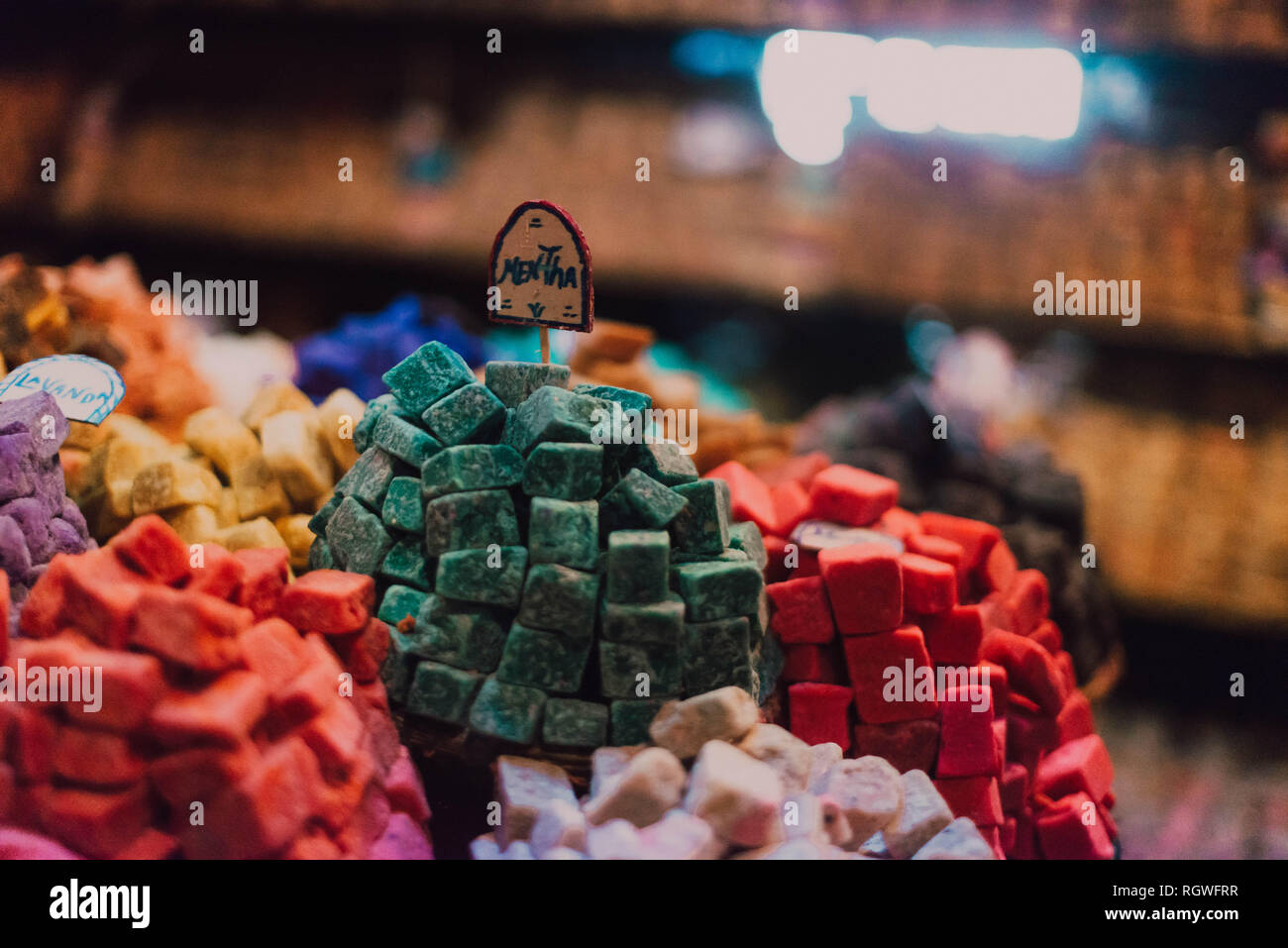 Bazaar stand assortment hi-res stock photography and images - Alamy