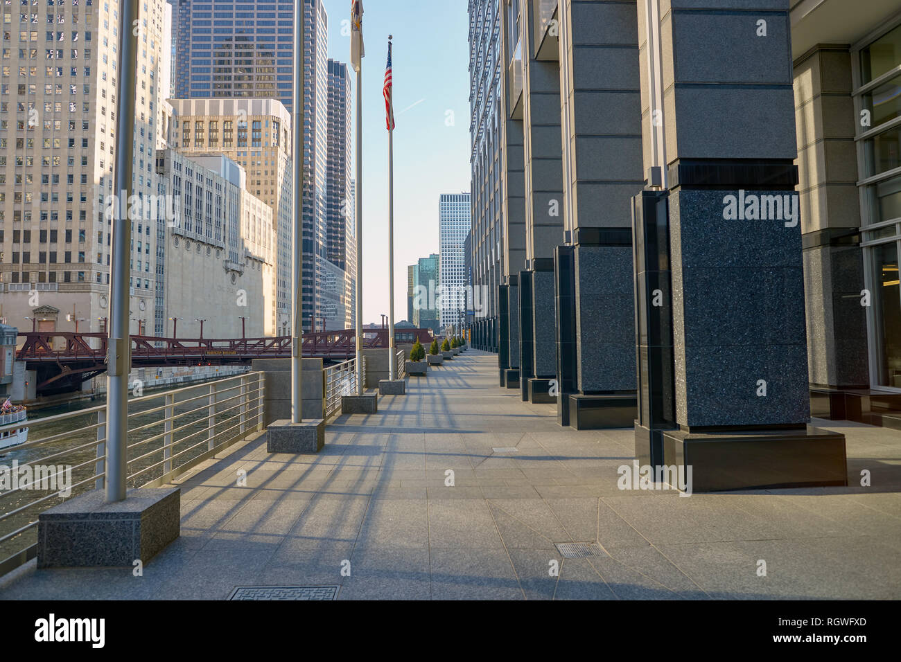 CHICAGO, USA - CIRCA APRIL, 2016: Chicago urban landscape at daytime ...