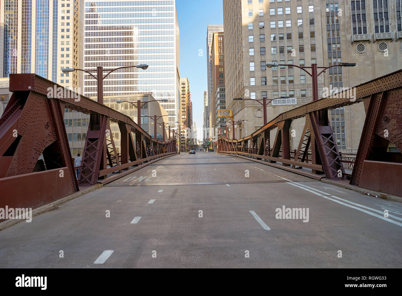 CHICAGO, USA - CIRCA APRIL, 2016: Chicago urban landscape at daytime ...
