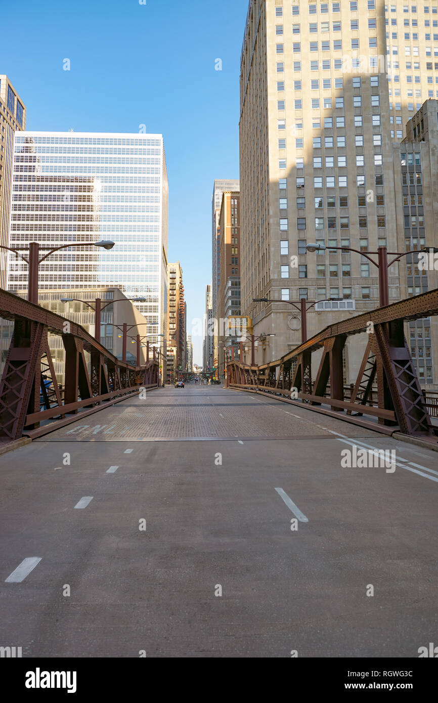 CHICAGO, USA - CIRCA APRIL, 2016: Chicago urban landscape at daytime ...
