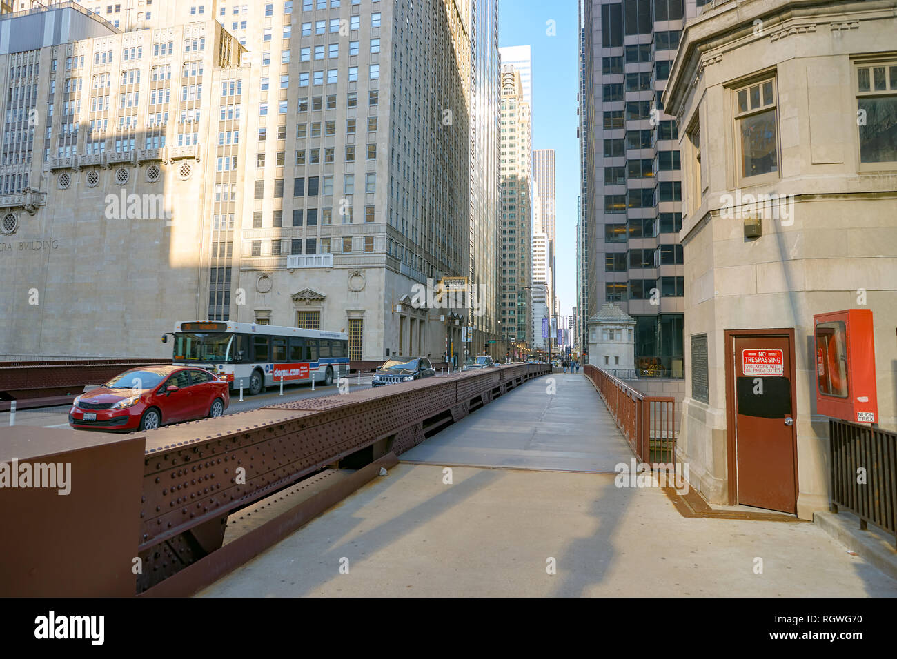 CHICAGO, USA - CIRCA APRIL, 2016: Chicago urban landscape at daytime ...