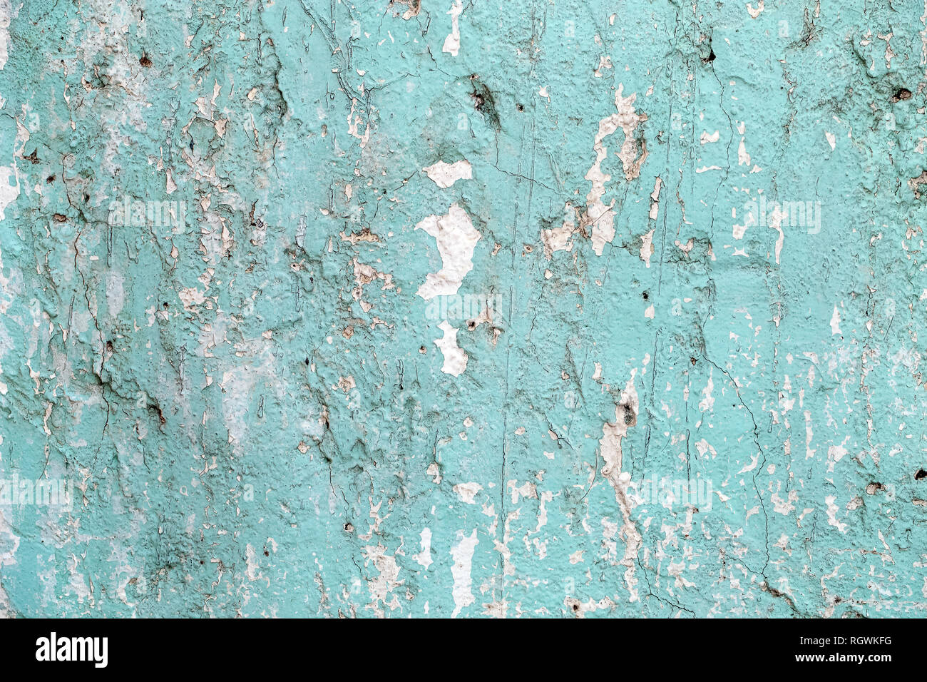 old cracked blue wall, background image Stock Photo - Alamy
