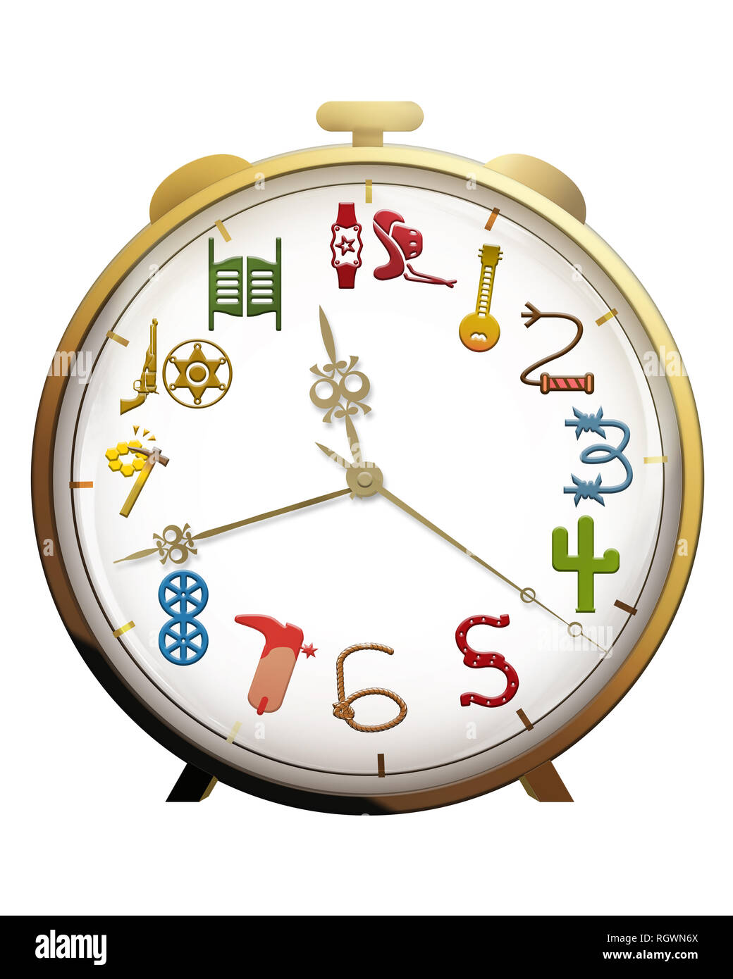 Clock face numbers hi-res stock photography and images - Alamy
