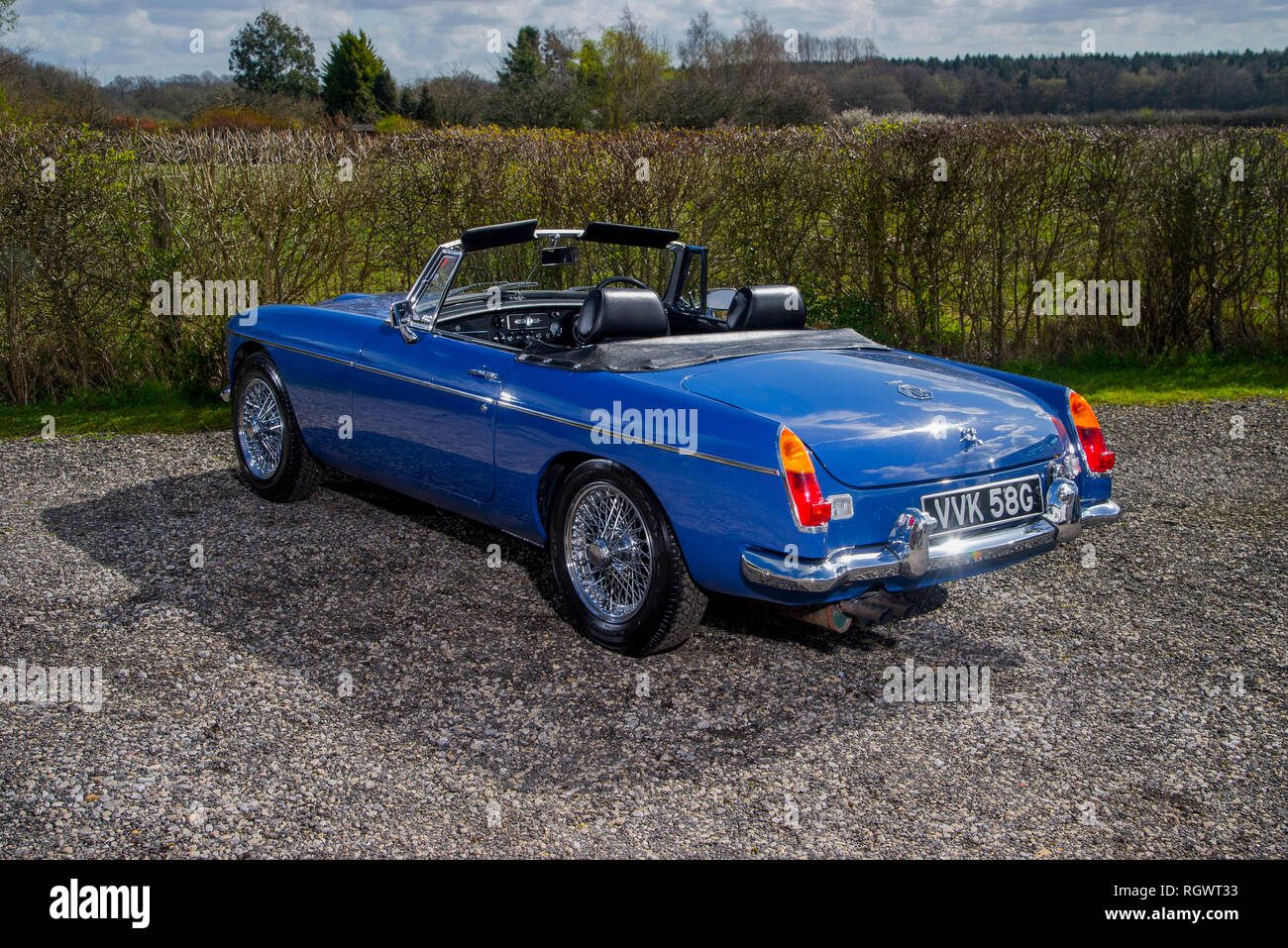 1969 MGC convertible Classic British car Stock Photo - Alamy
