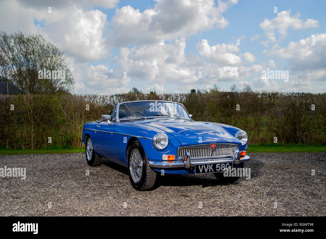 1969 MGC convertible Classic British car Stock Photo - Alamy