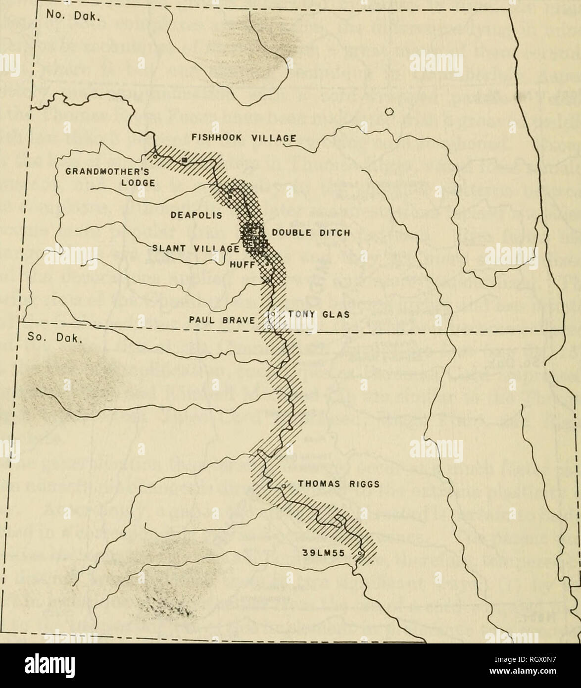 Map of mandan hi-res stock photography and images - Alamy