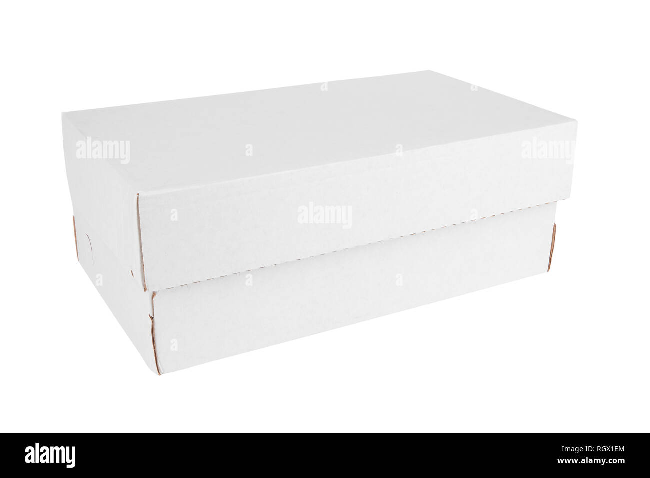 Recycle cardboard box package isolated on white background Stock Photo ...