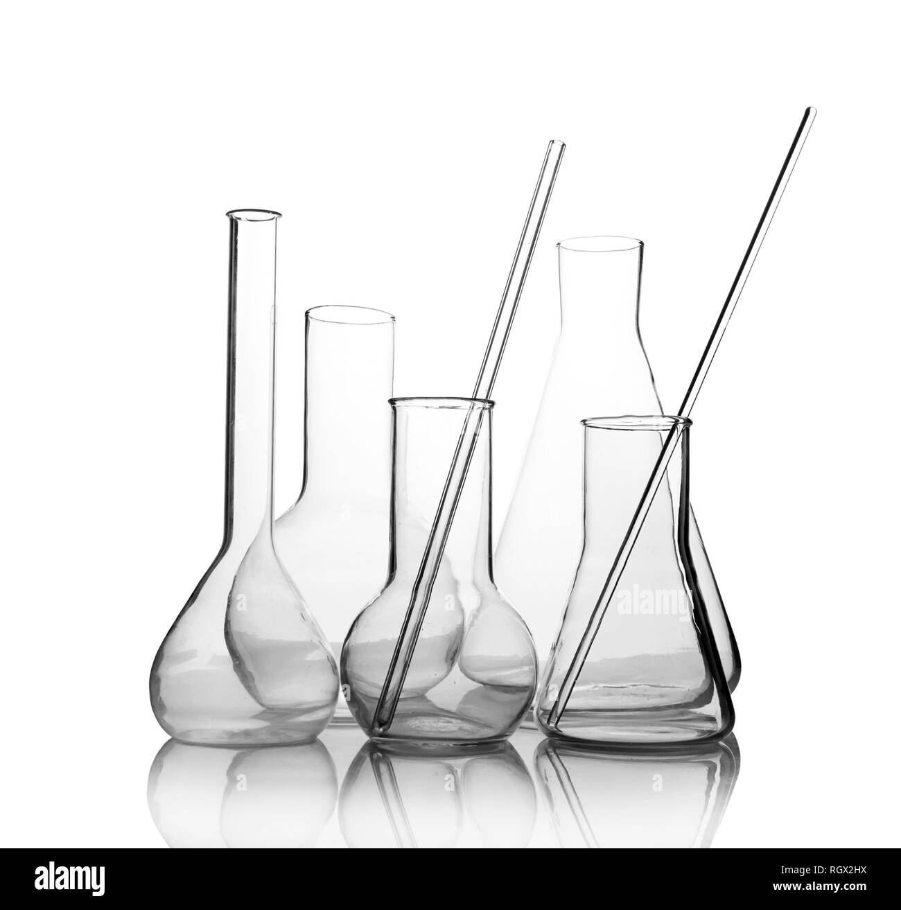 Empty laboratory glassware hi-res stock photography and images - Alamy
