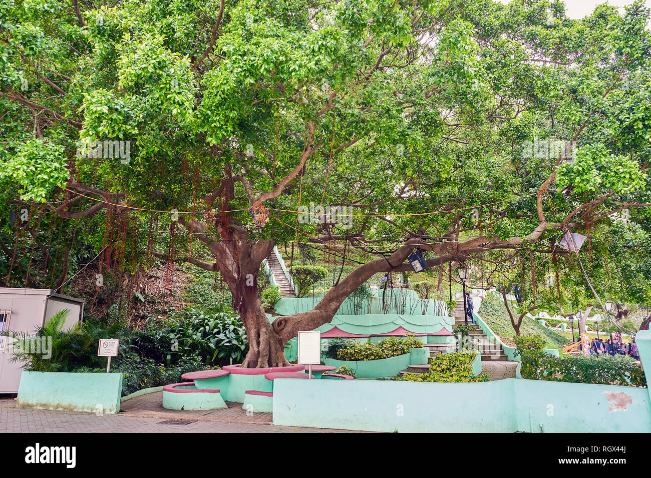 MACAO, CHINA - CIRCA FEBRUARY, 2016: Macao urban landscape at daytime ...