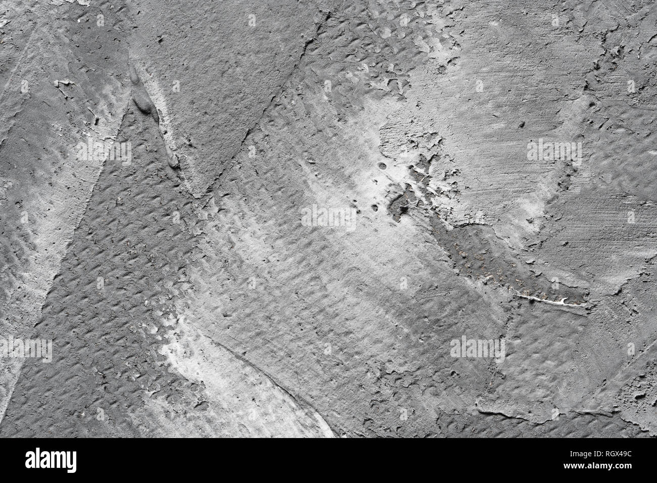 Gray seamless stone venetian texture. Concrete Smear Trowel Plaster ...