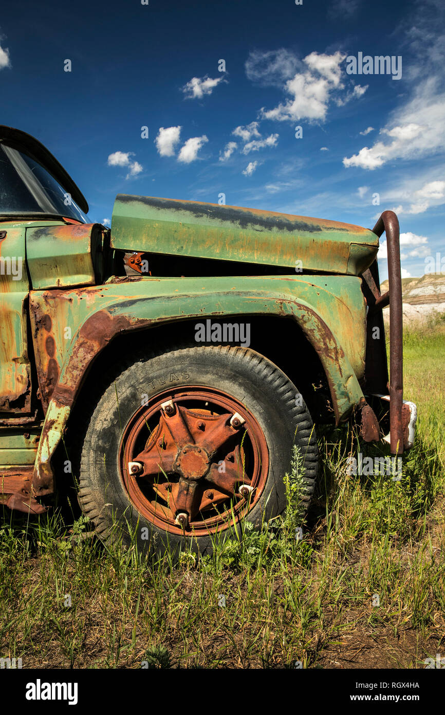 CANADA, Alberta, Canadian Badlands, the Atlas Coal Mine, Historical ...