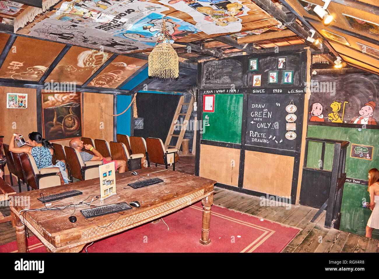 Popeye film set hi-res stock photography and images - Alamy