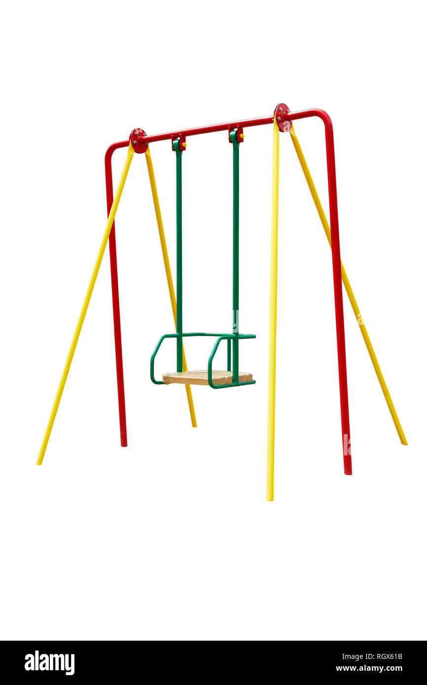 swings for children isolated on a white background Stock Photo - Alamy swings for children isolated on a white background Stock Photo - Alamy
