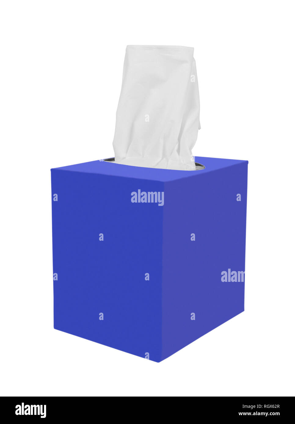 Tissue box isolated on a white background Stock Photo - Alamy