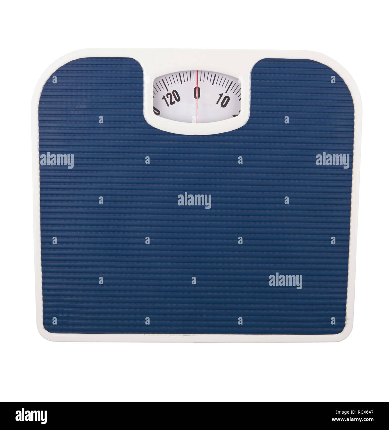 bathroom scale isolated on a white background Stock Photo - Alamy