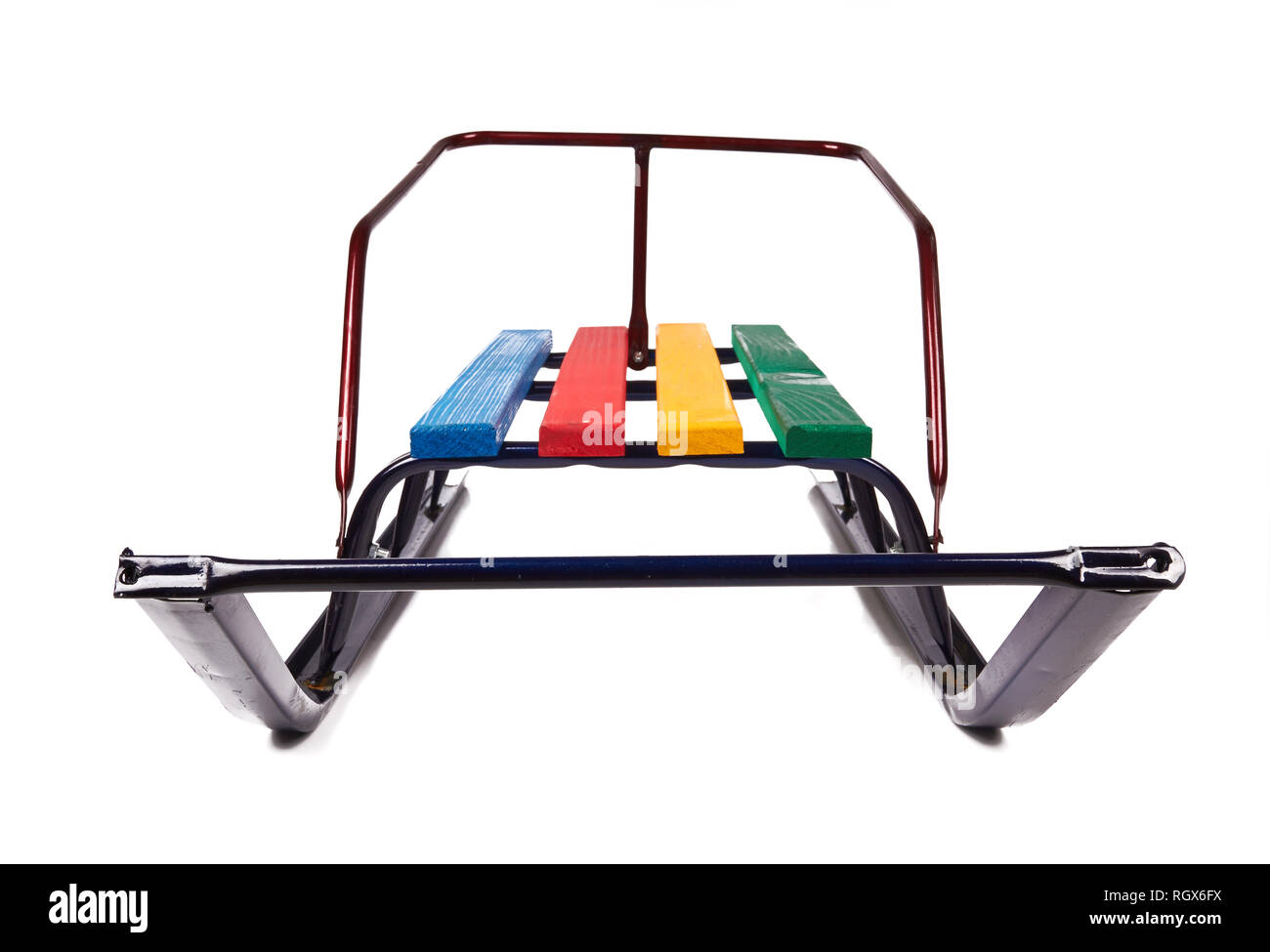 Vintage sled isolated Cut Out Stock Images & Pictures - Alamy