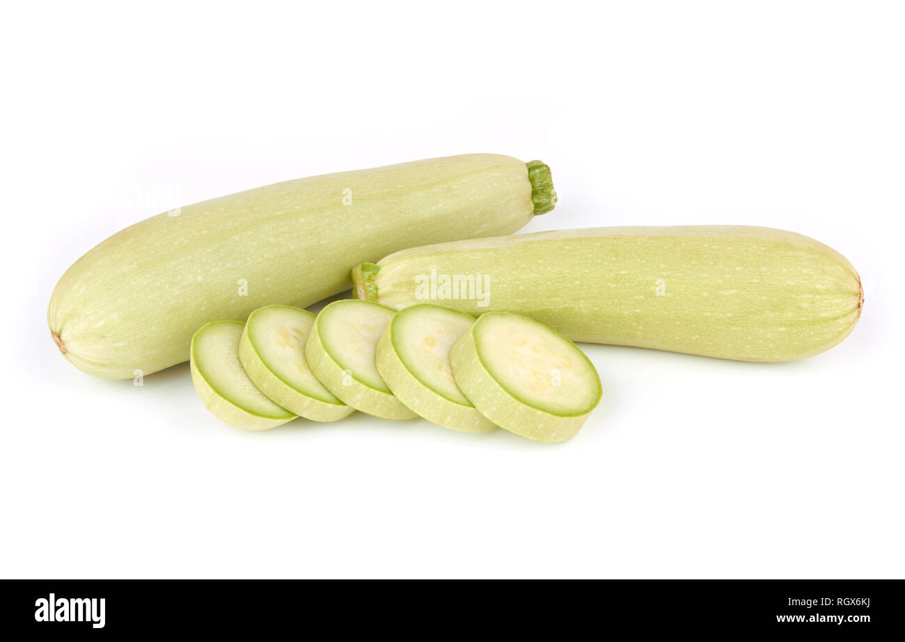 Fresh vegetable marrow isolated on white background Stock Photo - Alamy