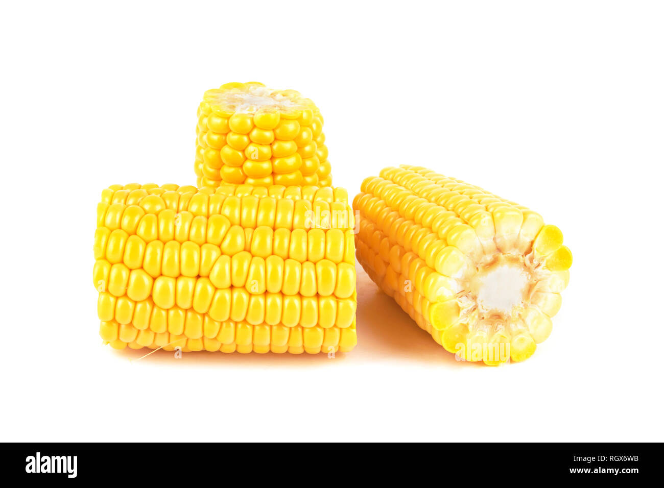 fresh corn vegetable isolated on white background Stock Photo - Alamy